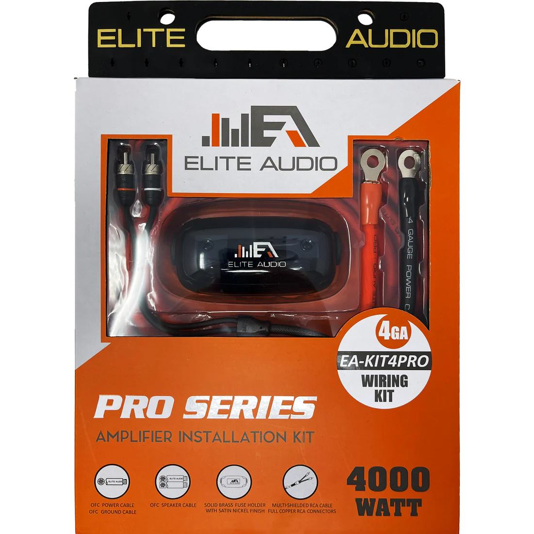 ELITE AUDIO 4 GAUGE OFC AMP KIT – Outlaw Car Audio